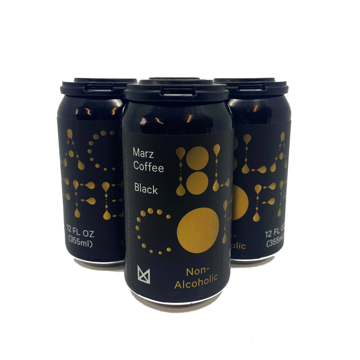 Marz Black Canned Coffee 4/pk – Marz Brewing Shop